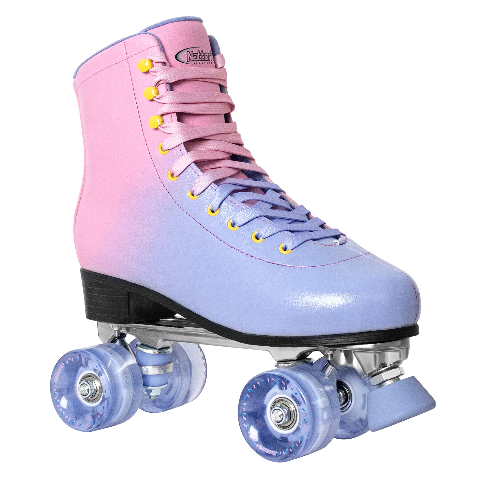 Nattork Roller Skates for Adults - Pink & Purple Glow – NattorkSkates